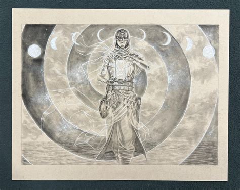 Time Walk Charcoal Sketch Mtg Magic The Gathering Vintage By Tyler Walpole