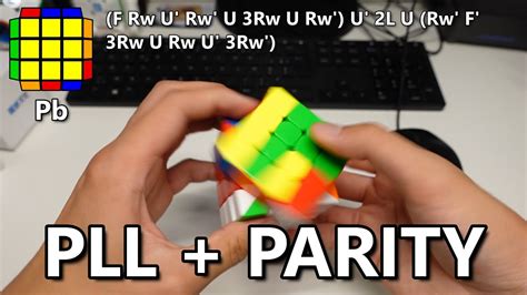 All 4x4 Pll Parity Algorithms And Fingertricks Youtube