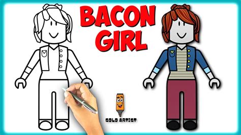 How To Draw A Roblox Girl Step By Step