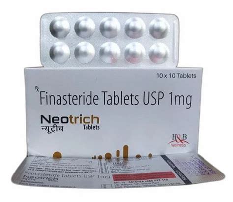 1mg Finasteride Tablets Usp Packaging Size 10 X 10 Tablet At ₹ 228