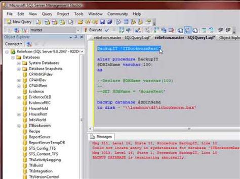 Simple Backup Procedures MidnightDBA