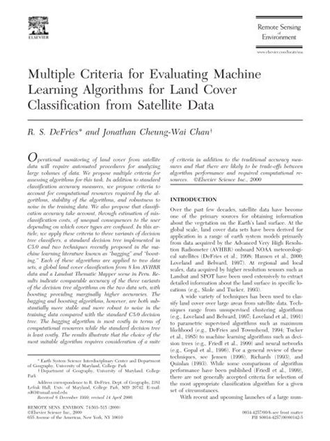 Multiple Criteria For Evaluating Machine Learning Algorithms For