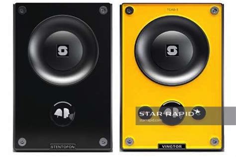Prototypes For Vingtor Stentofon Intercom Substation Star Rapid