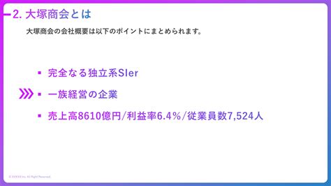 大塚商会の日本一詳しい企業研究【独自の志望動機・強み・弱み】 Sierlab