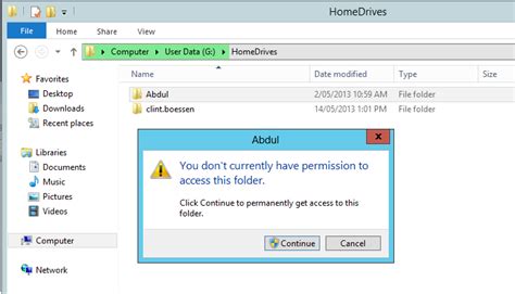 Clint Boessen S Blog You Don T Currently Have Permission To Access This Folder