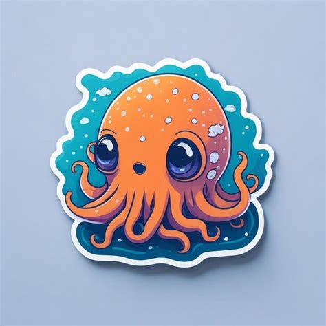 44000 Bobtail Squid Sticker Pictures