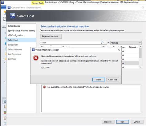 Everytime I Try To Convert A VM From VMware To Hyper V I Get This Error Software Spiceworks