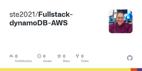 Github Ste2021fullstack Dynamodb Aws