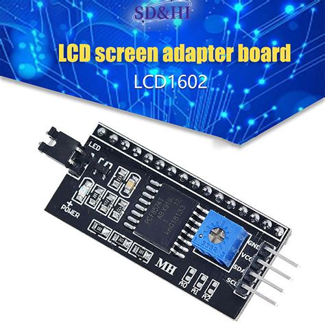 Cổng Bảng Giao Diện Nối Tiếp Sdhi Iic I2ctwi Spi Arduino Lcd1602 Tấm Chuyển đổi Lcd Bộ Chuyển