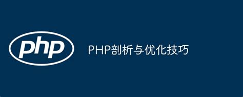 Php剖析與最佳化技巧 Php教程 Php中文網
