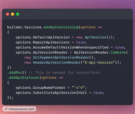 Want To Implement Api Versioning For Controllers Heres How To Solve