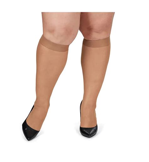 All Day Plus Size Sheer Control Top Pantyhose