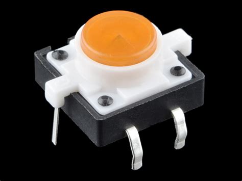COM Sparkfun LED Tactile Button Orange