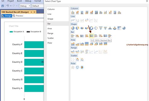 Ssrs 100 Stacked Bar Chart