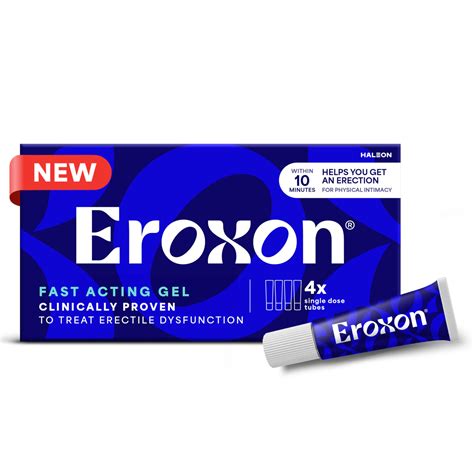 Eroxon Erectile Dysfunction Treatment Gel New Clinically Proven Topical Gel Helps