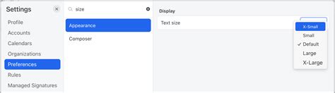 Can I Change The Size Of The Text In The App