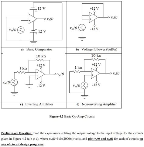 solved 12 v 12 v ovt v t 12 v 2 v a basic comparator b voltage