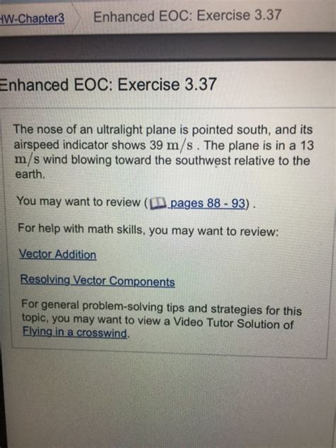 Solved Hw Chapter 3 Enhanced Eoc Exercise 337 Enhanced