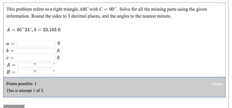 solved this problem refers to a right triangle abc with c