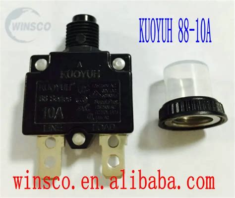 88 10A Waterproof cap 100% NEW KUOYUH CIRCUIT BREAKER 88 SERIES 10A-in ...