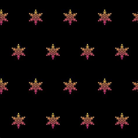 premium vector abstract snowflake seamless pattern