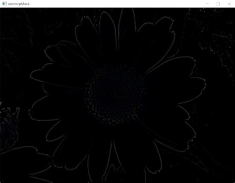 C Unsharp Mask Implementation With OpenCV Stack Overflow