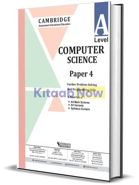 A Level Computer Science 9608 Paper 4 Yearly 2018 2023 Papers Kitaabnow