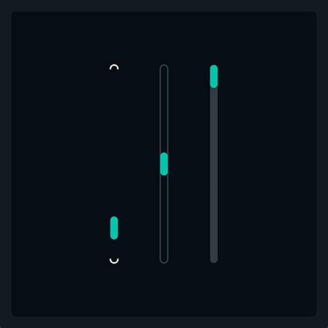 세로 스크롤 막대 ui 요소 템플릿 프리미엄 벡터