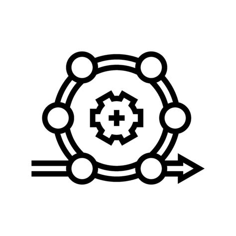 Agile Methodology Analyst Line Icon Vector Illustration 32517150 Vector Art At Vecteezy