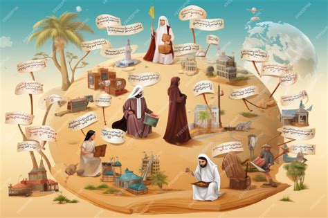 Premium Ai Image Arabic Language Learning Journey Arabic Language