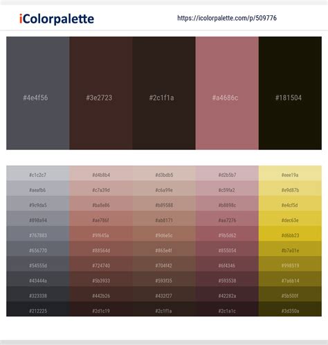 210 Latest Color Schemes With Acadia Color Tone Combinations 2022