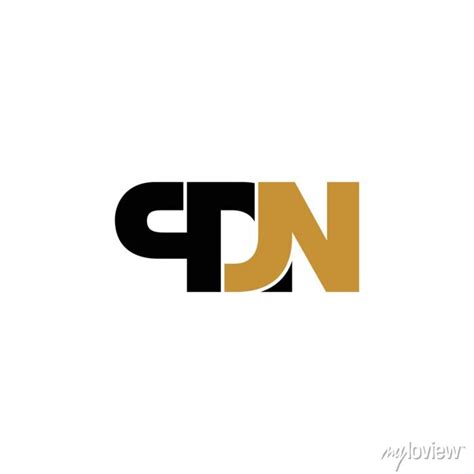 Pdn Letter Monogram Logo Design Vector Posters For The Wall • Posters Web Vector Typography