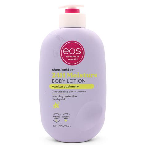 Eos 473ml Shea Better 24hr Moisture Body Lotion Vanilla Cashmere