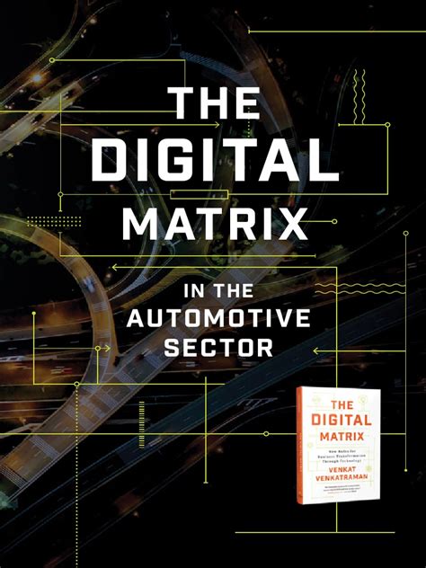The Digital Matrix In The Automotive Sector Venkat Venkatraman Pdf Autonomous Car