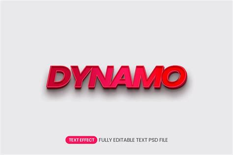 Premium Psd Dynamo Text Effect