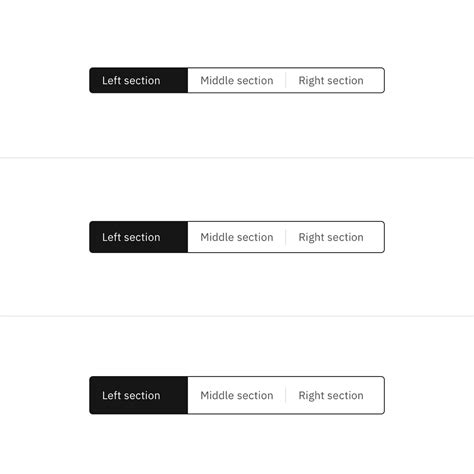 Content Switcher Carbon Design System