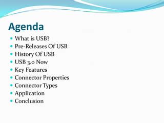 Usb Universal Serial Bus PPTX Computer Peripherals Computing