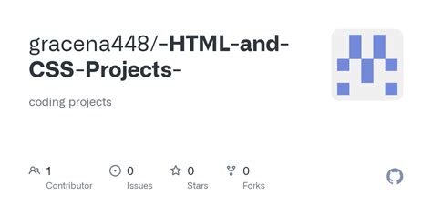 Github Gracena Html And Css Projects Coding Projects