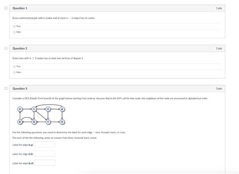 Solved Every Undirected Graph With N Nodes And At Most N−1