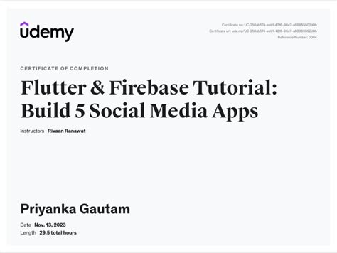 Completed Flutter And Firebase Tutorial Course Priyanka Gautam Posted