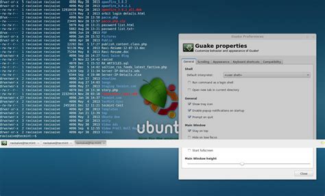 Linux Terminal Guake Menu Saved Ssh Session Associationfecol