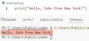How To Print Strings And Variables In Python