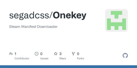 github segadcss onekey steam manifest downloader