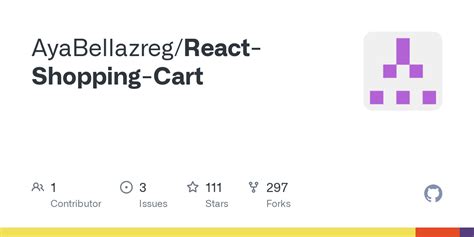 GitHub AyaBellazreg React Shopping Cart