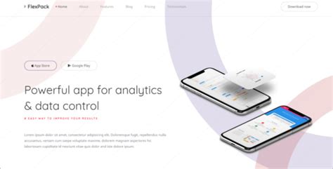 Bootstrap Mobile Templates Free PSD Examples
