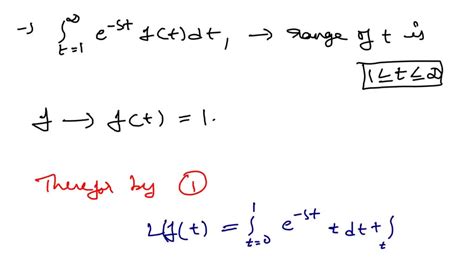 Solved Use Definition 7 1 1 Definition 7 1 1 Laplace Transform Let F Be Function Defined For 2
