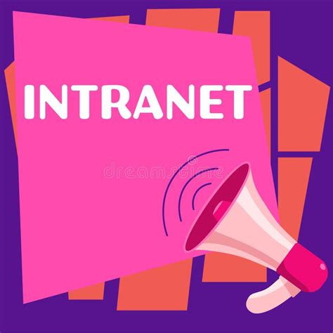 Text Caption Presenting Intranet Business Idea Local Or Restricted