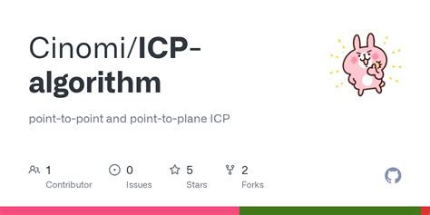 Github Cinomiicp Algorithm Point To Point And Point To Plane Icp