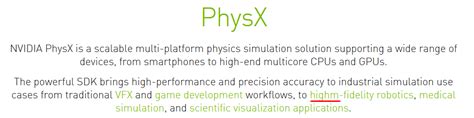 PhysX SDK Dead Issue NVIDIAGameWorks PhysX GitHub