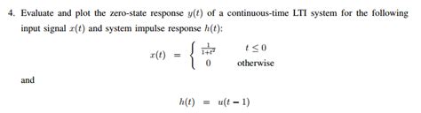 Evaluate The Following Integrals Involving Impulse
